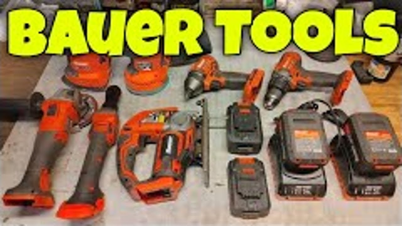 My Collection Of Bauer Tools From Harbor Freight. - YouTube
