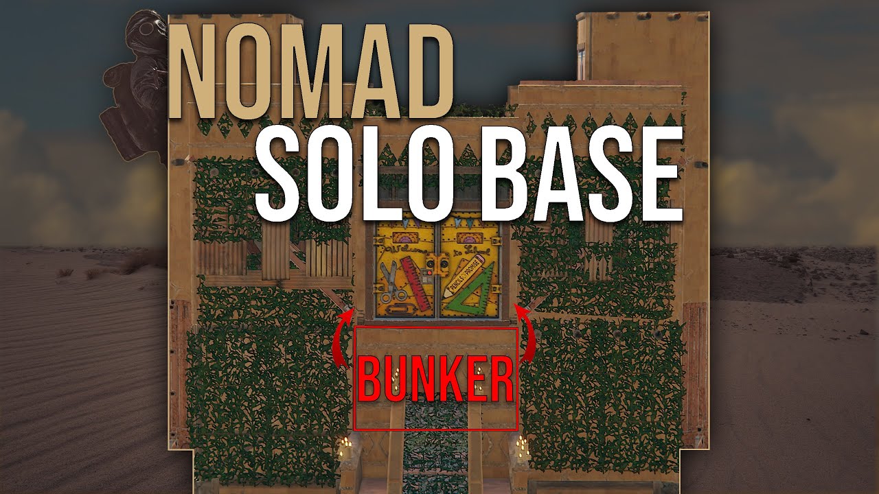 STRONG 2X1 SOLO BUNKER BASE IN RUST / Low Upkeep & Hidden Bunker. - YouTube