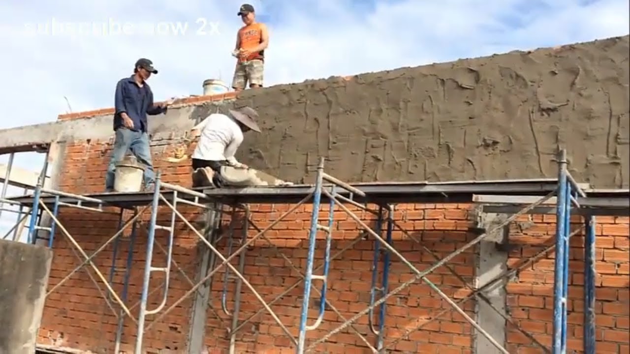Latest Techniques Construction Solid Wall Correctly - YouTube