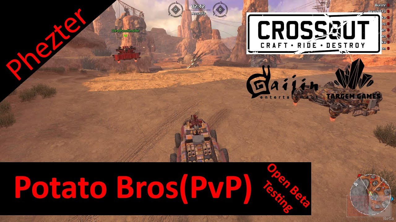 Potato Bros - PvP [OpenBeta] - Crossout (ep.16) - Gameplay - YouTube