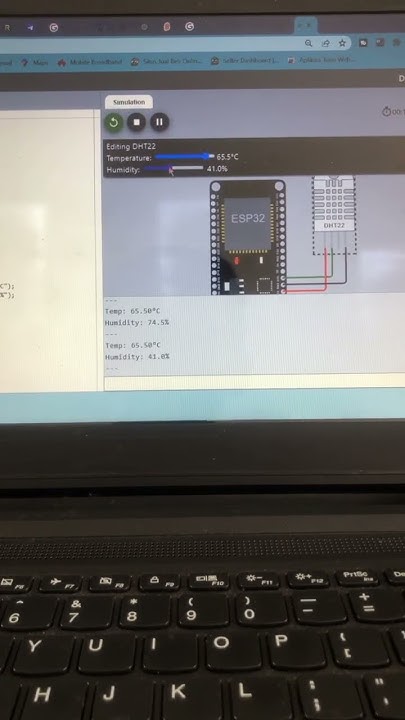 Sensor Dht22 With Esp 32 Simulation Wokwi Tutorials Arduinoproject Esp32 Arduino Youtube 6246