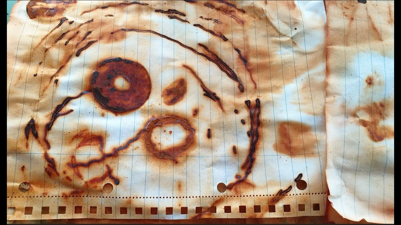 dyeing with rust - YouTube