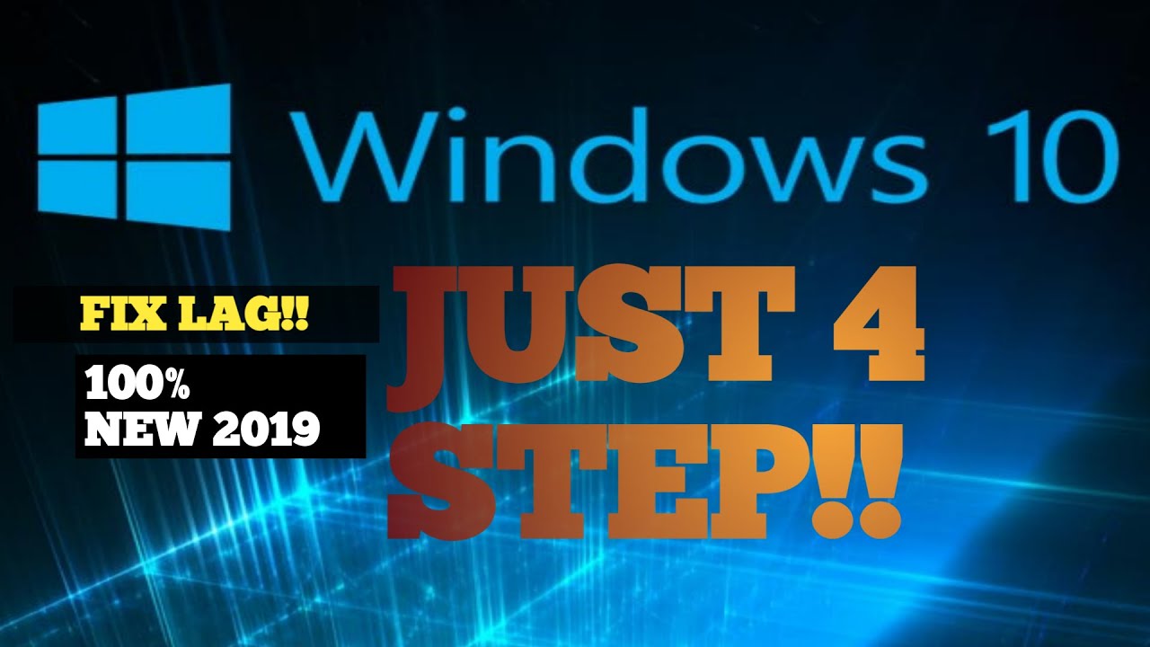 HOW TO FIX LAG!!👍 WINDOWS 10 FOR LOW END PC (100% WORK!! 💥) - YouTube