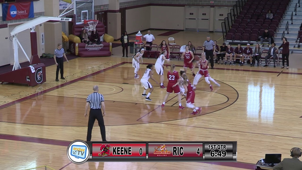 RIC Women's Basketball Keene State 1-06-18 - YouTube