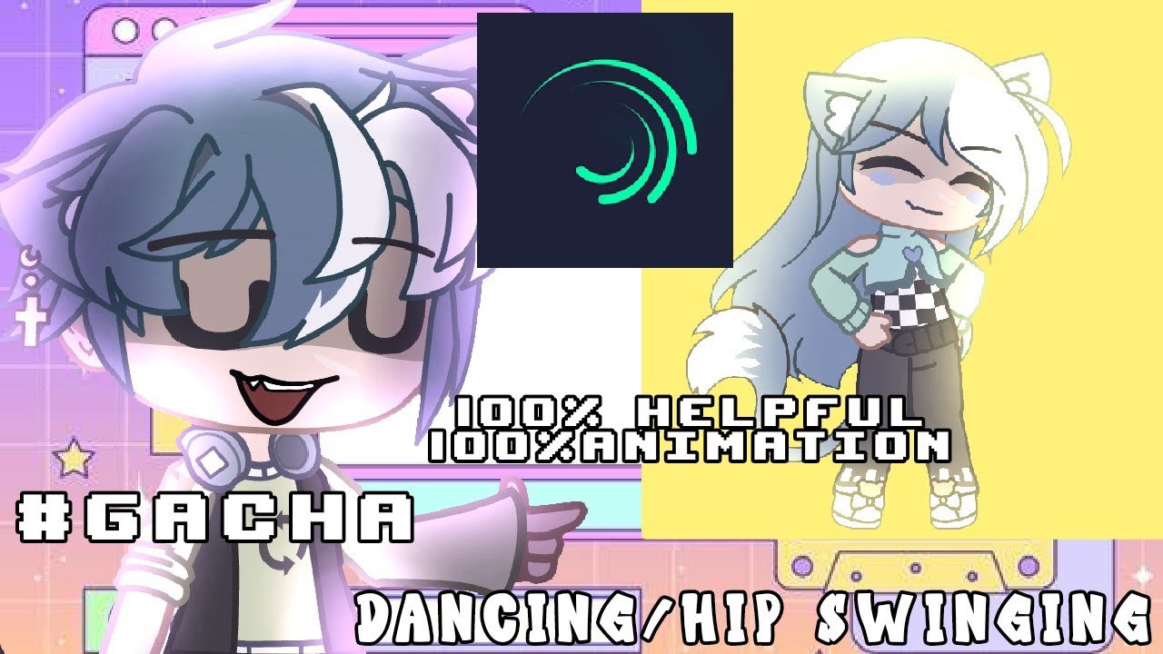 how to animate hip swing on alight motion | gacha club | #gacha - YouTube