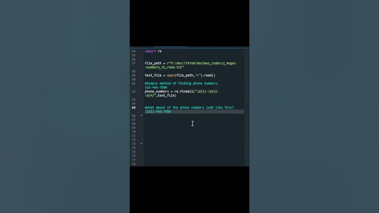 Intermediate Regex In Python Part 1 Shorts Youtube