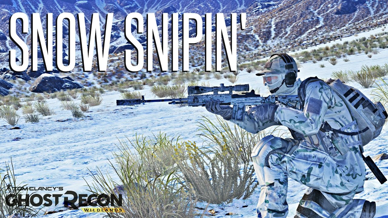 SNOW SNIPER! - Ghost Recon Wildlands MK14 EBR Sniper Operation (Hardest ...