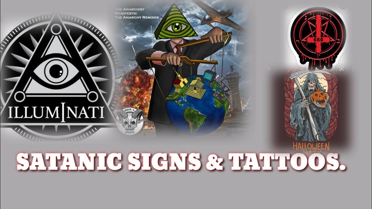 Satanic signs & tattoos.. - YouTube