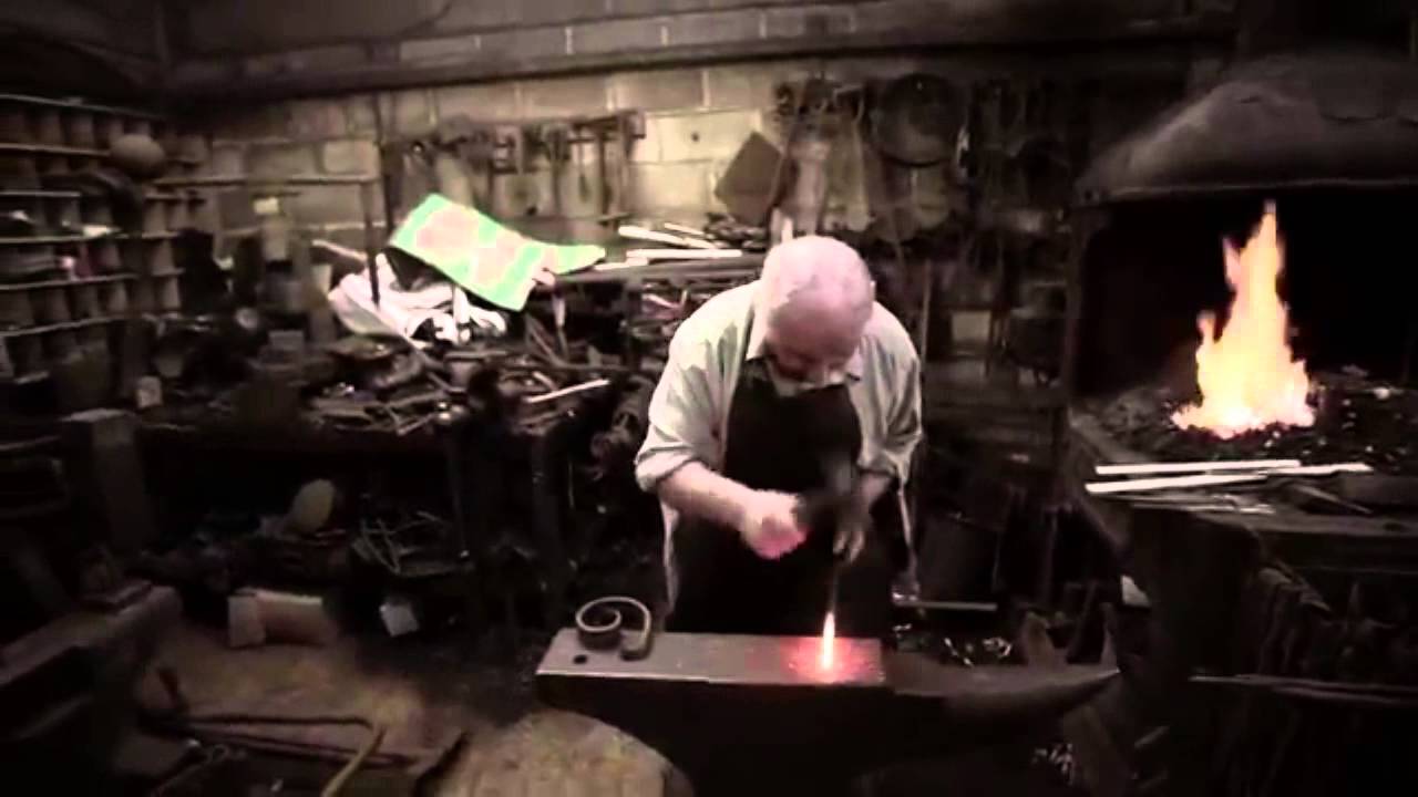 Blacksmiths Briton's Oldest Wrought Iron Man - YouTube