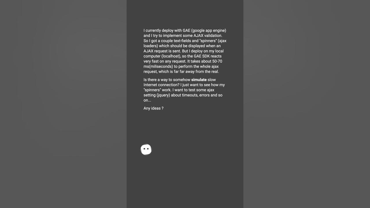 How to simulate slow internet connection #shorts - YouTube