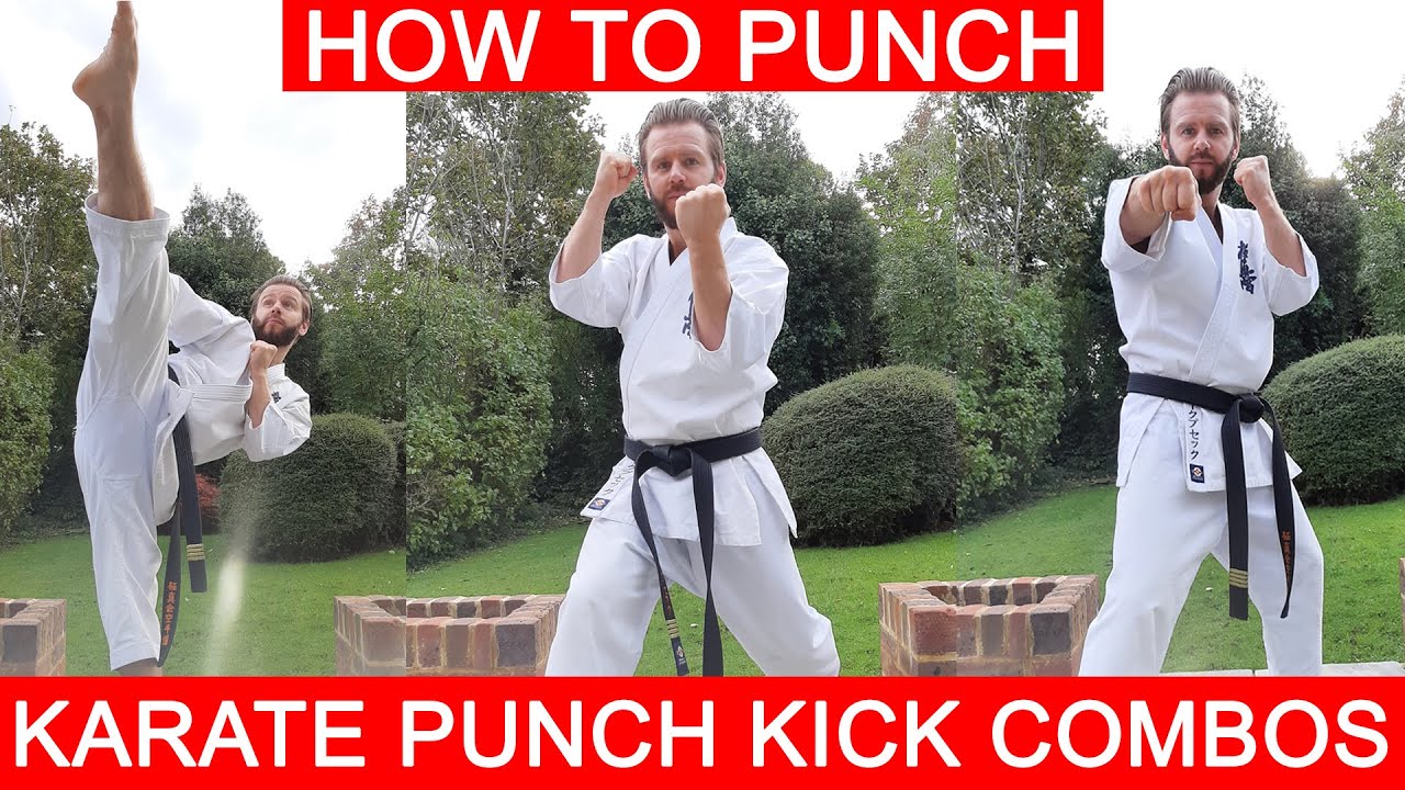 How to Punch - Karate Fighting Combos - YouTube