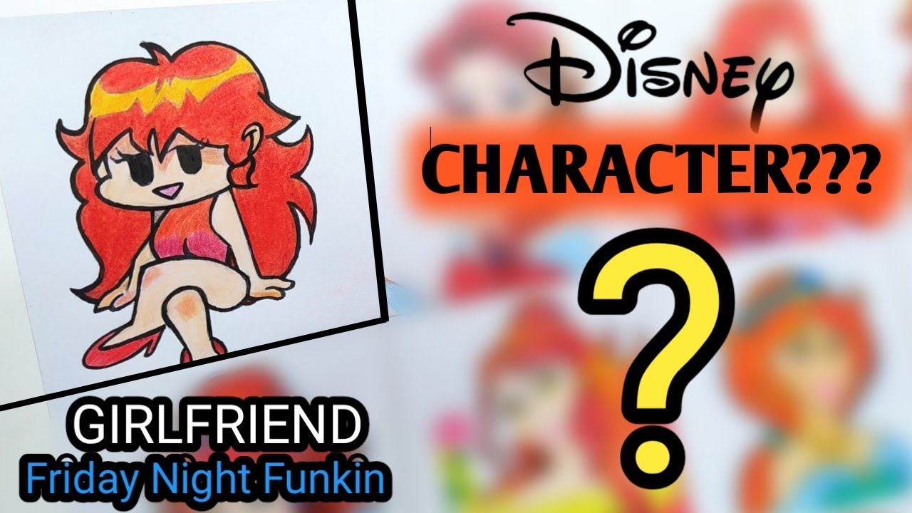 Drawing GIRLFRIEND in Different style. Disney Character Version ...