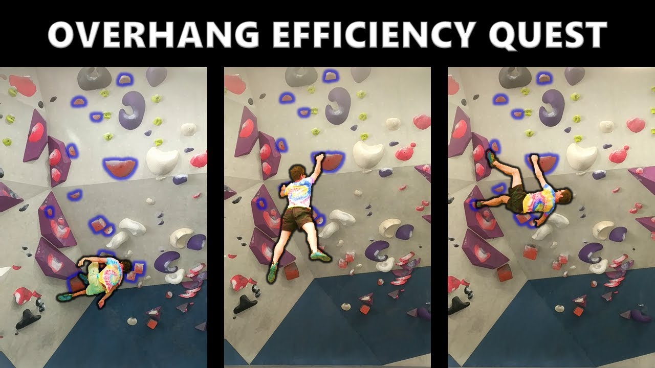 Long Overhang with Crimpy Finish | Indoor Bouldering - YouTube