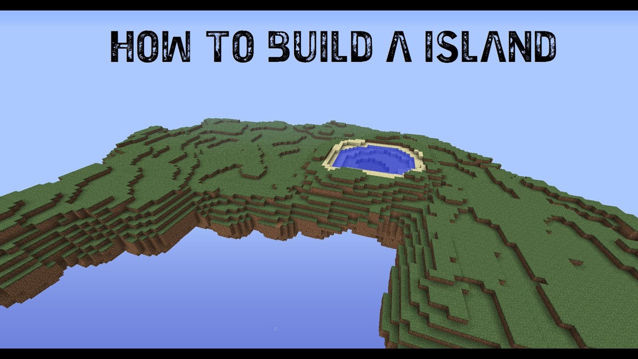 Minecraft How To Build A Island With Worldedit - YouTube