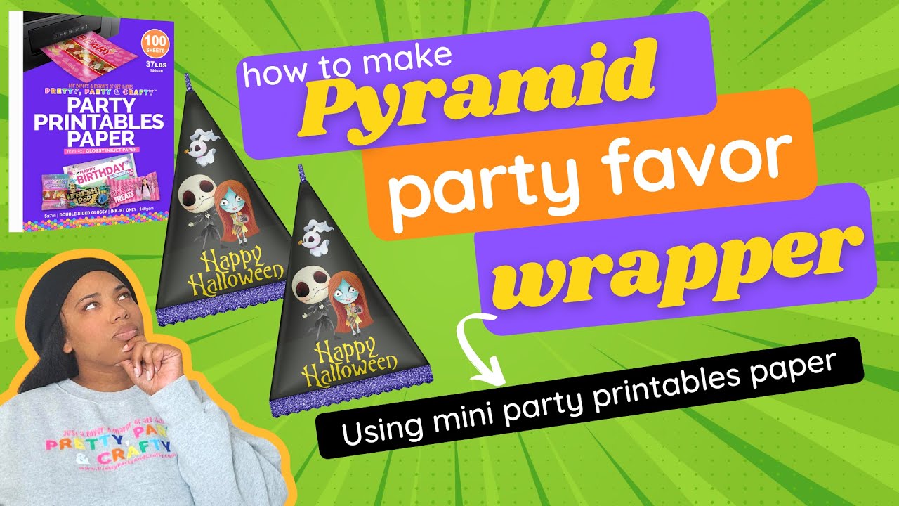Nightmare Before Christmas Halloween Pyramid Party Favor Wrapper ...
