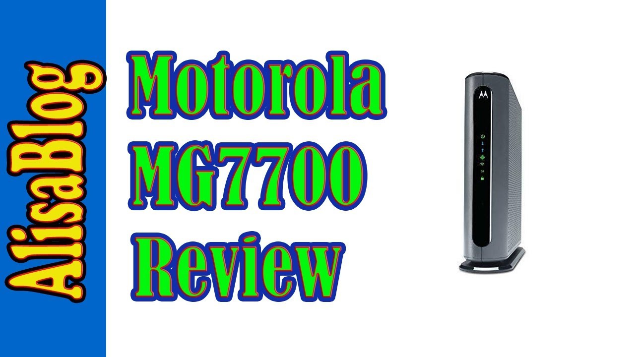 Best Modems: Motorola MG7700 Best Overall Cable Modem - YouTube