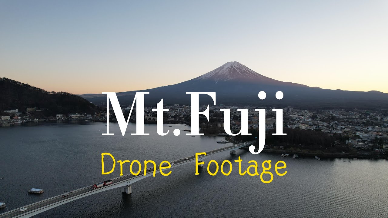 Flying Over Mt. Fuji: Epic Drone Shots of Japan's Natural Wonder | 11月航 ...