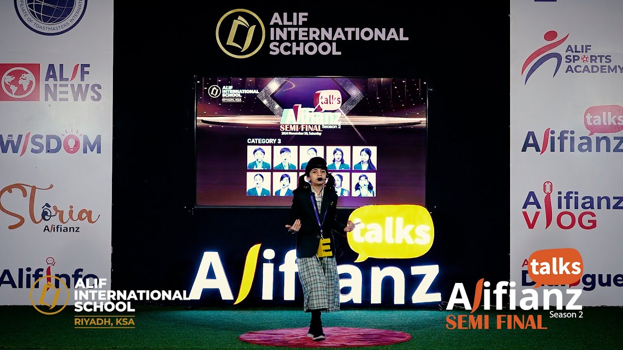 Alifianz Talks Season 2 Semifinal | Filza P | Cat - 3 | Alif ...