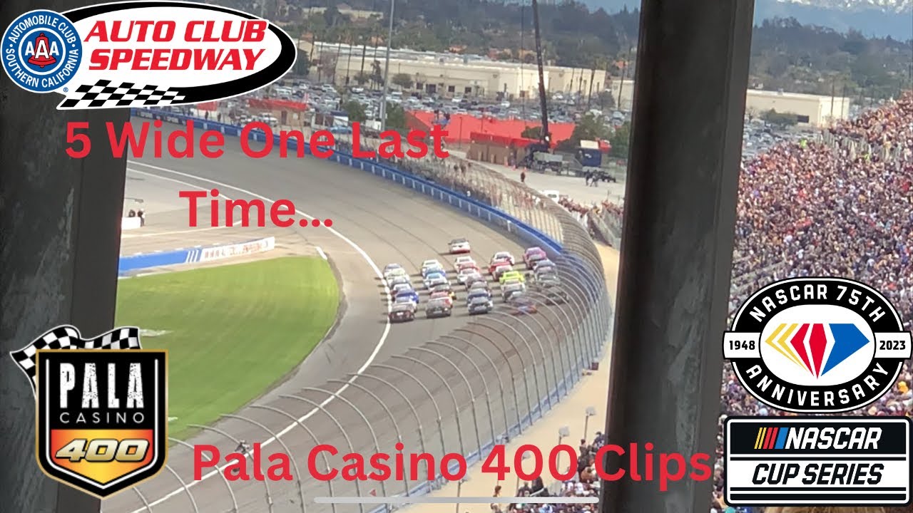 “5 Wide One Last Time…” NASCAR Pala Casino 400 Clips - YouTube