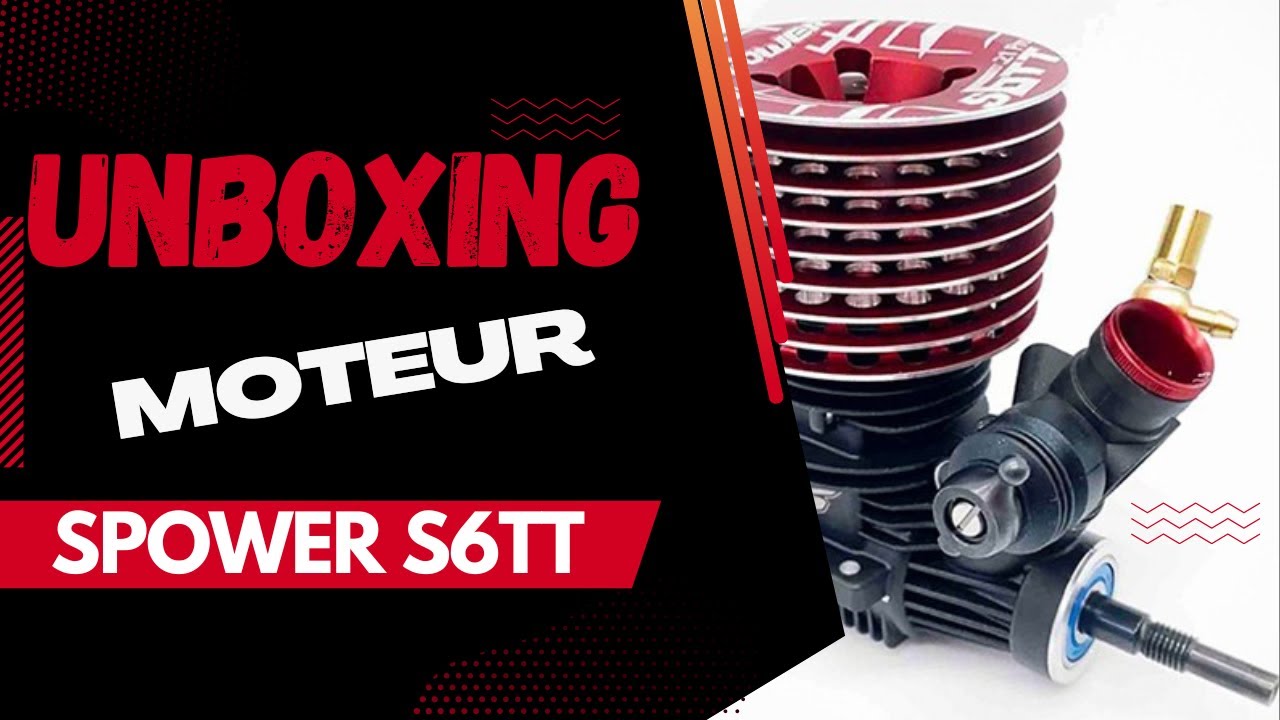 Unboxing SPower S6TT moteur thermique - YouTube