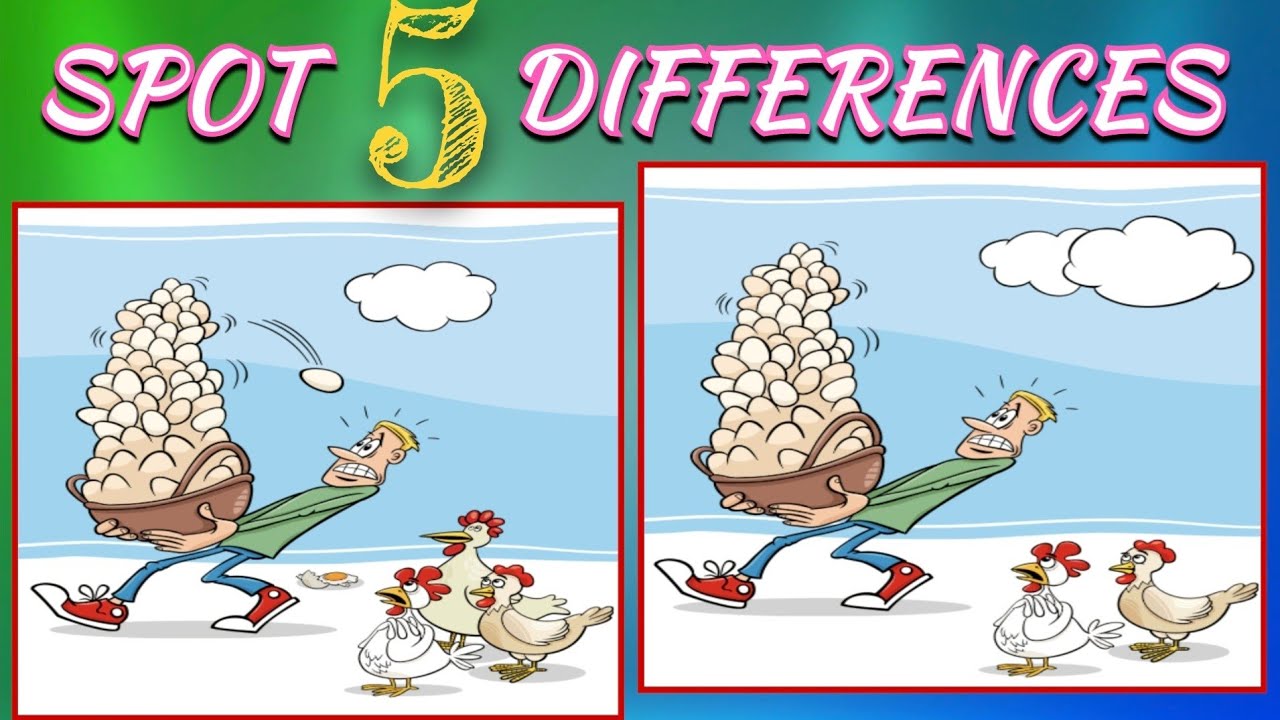 SPOT THE DIFFERENCE || Find The 5 Difference || Spot Puzzle #2 || Play ...