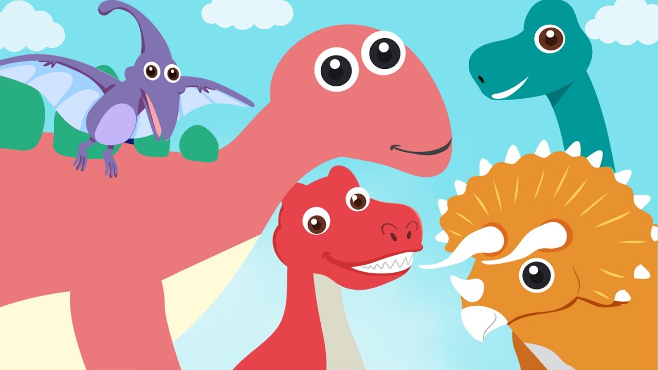 Ten Little Dinosaurs | Nursery Rhymes & Kids Songs - YouTube