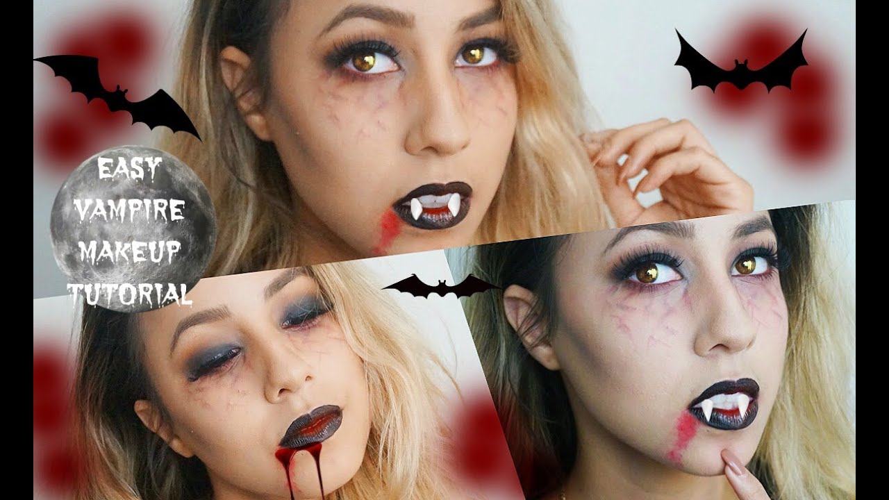 EASY Halloween Makeup | Vampire - YouTube