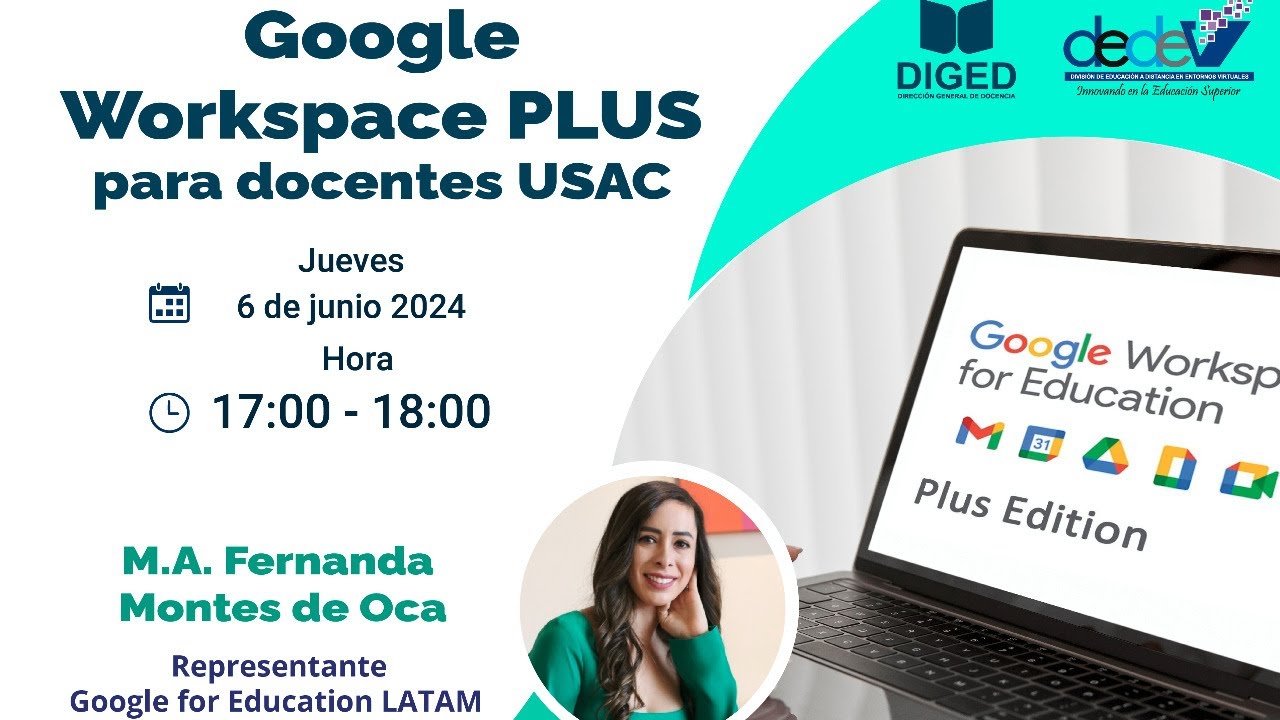 Google Workspace PLUS para docentes USAC - YouTube