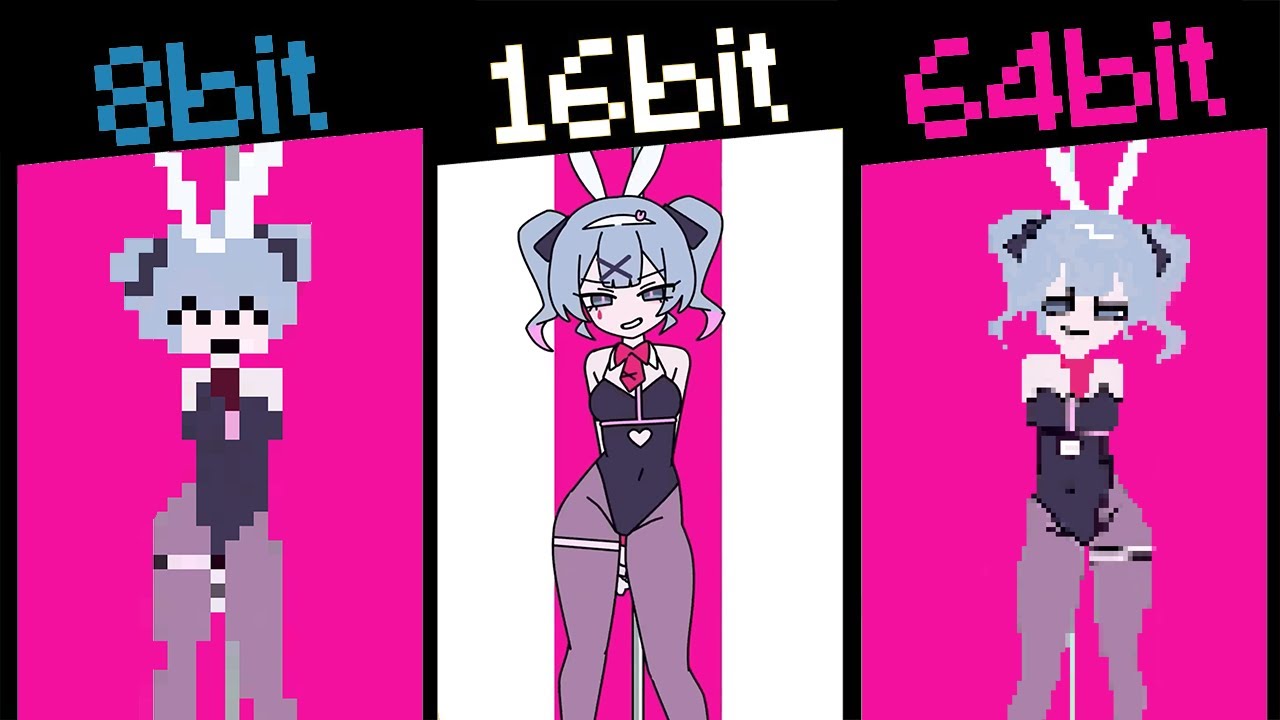 Rabbit hole deco 27 | 4 bit 8 bit 16 bit 32 bit 64 bit - YouTube