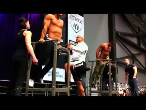 Ako Rahim, Fitnessfestivalen (Chins och Dips) - YouTube