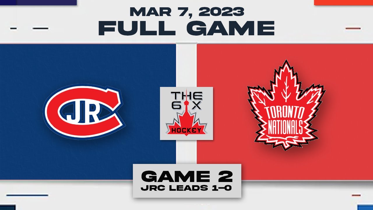 Toronto Nationals vs Toronto Jr. Canadiens '07 GTHL U16AAA - Game 2 ...