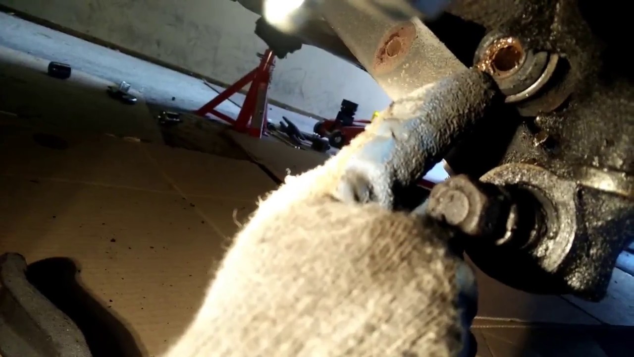 1968 MGC Front Suspension Disassembly - YouTube