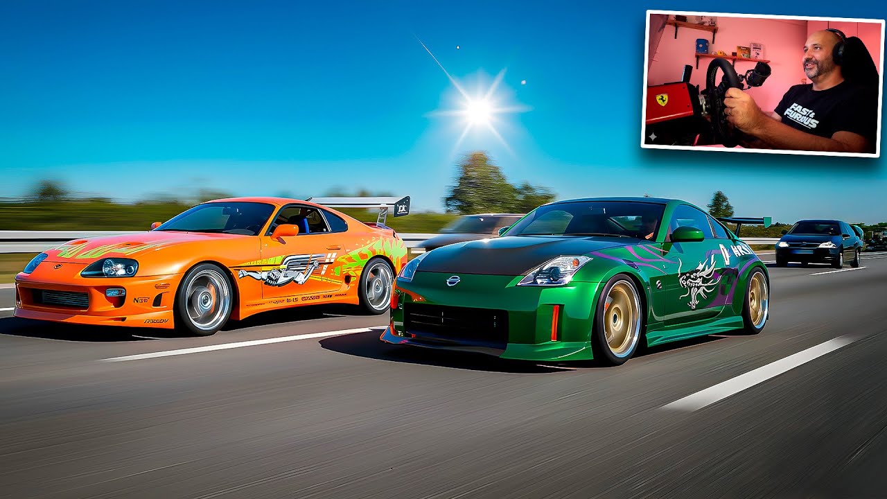 🚗💥 SUPRA de FAST & FURIOUS vs 350Z NFS Underground en la AUTOBAN con ...