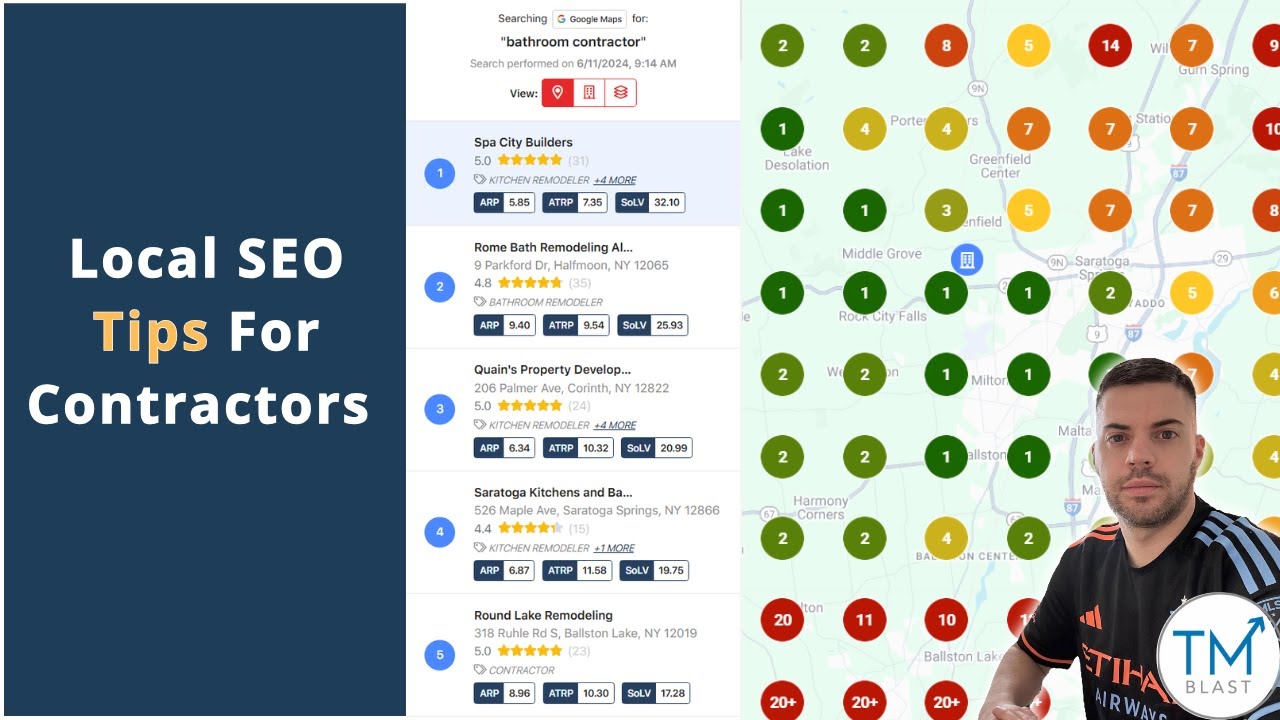 Local SEO For Contractors - How to Rank Better in Google Maps - YouTube
