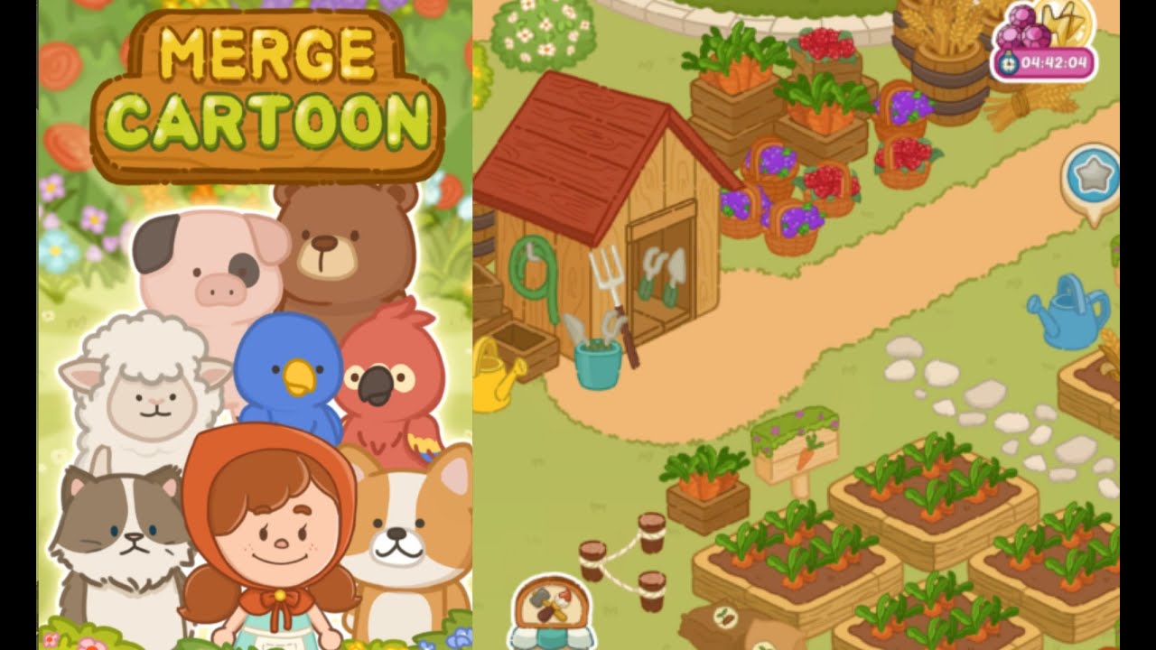 Merge Cartoon 🐈‍⬛ Level 11 🐇 Part 49 🐦🌺 - YouTube