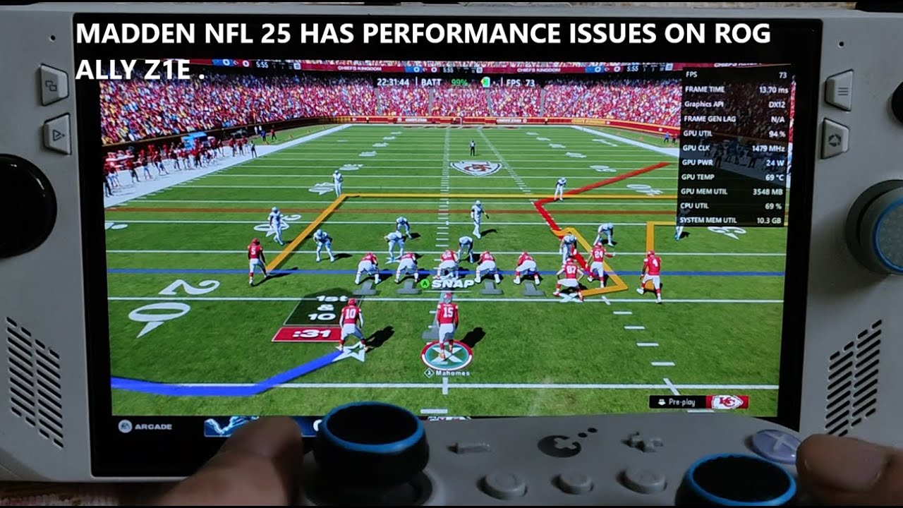 EA Sports Madden NFL 25 Has Performance Issues on Rog Ally Z1E Windows ...