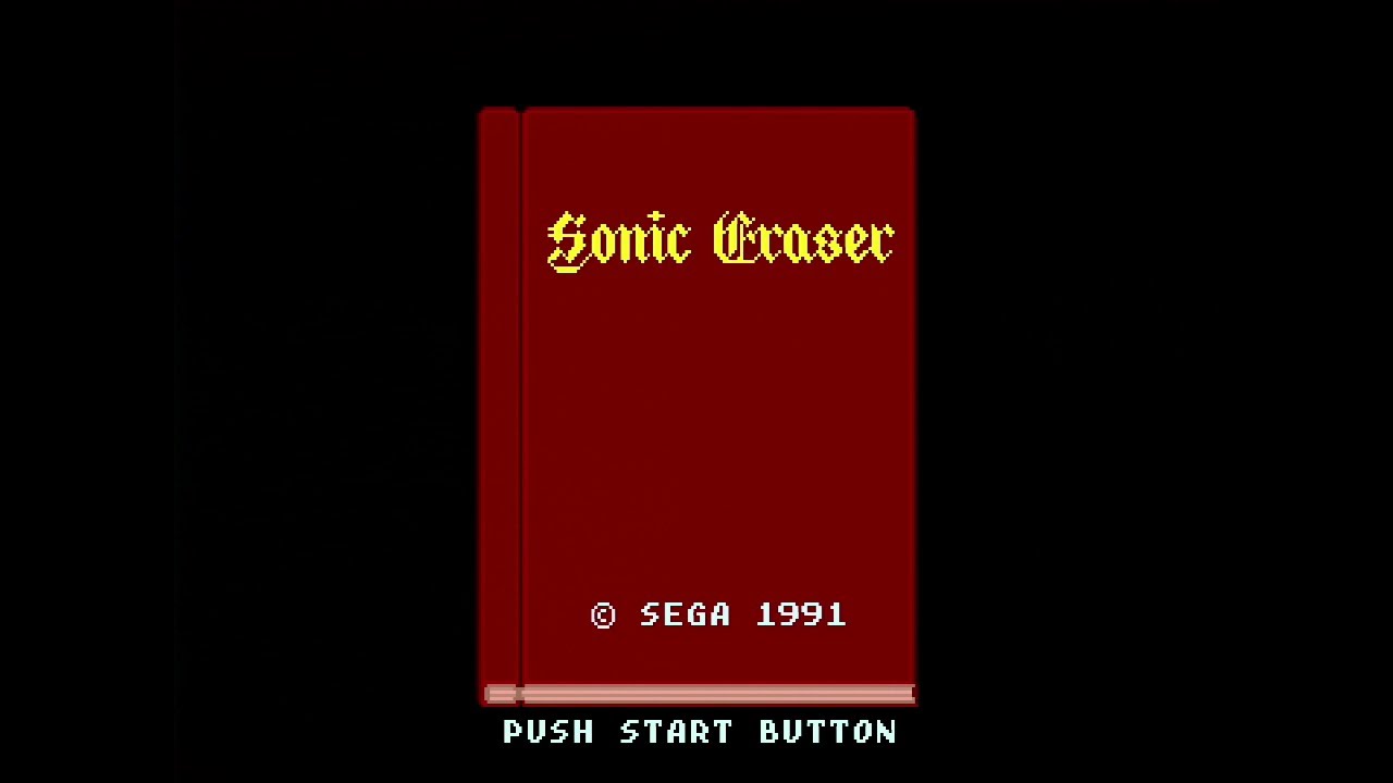 Sonic Eraser (Genesis / Mega Drive) Playthrough (1 Player vs. Computer ...