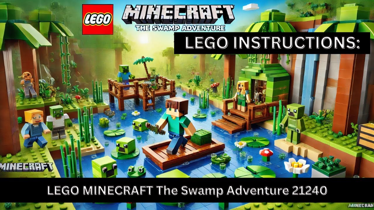 🌿 LEGO INSTRUCTIONS LEGO Minecraft The Swamp Adventure (21240) 🧱 Build ...