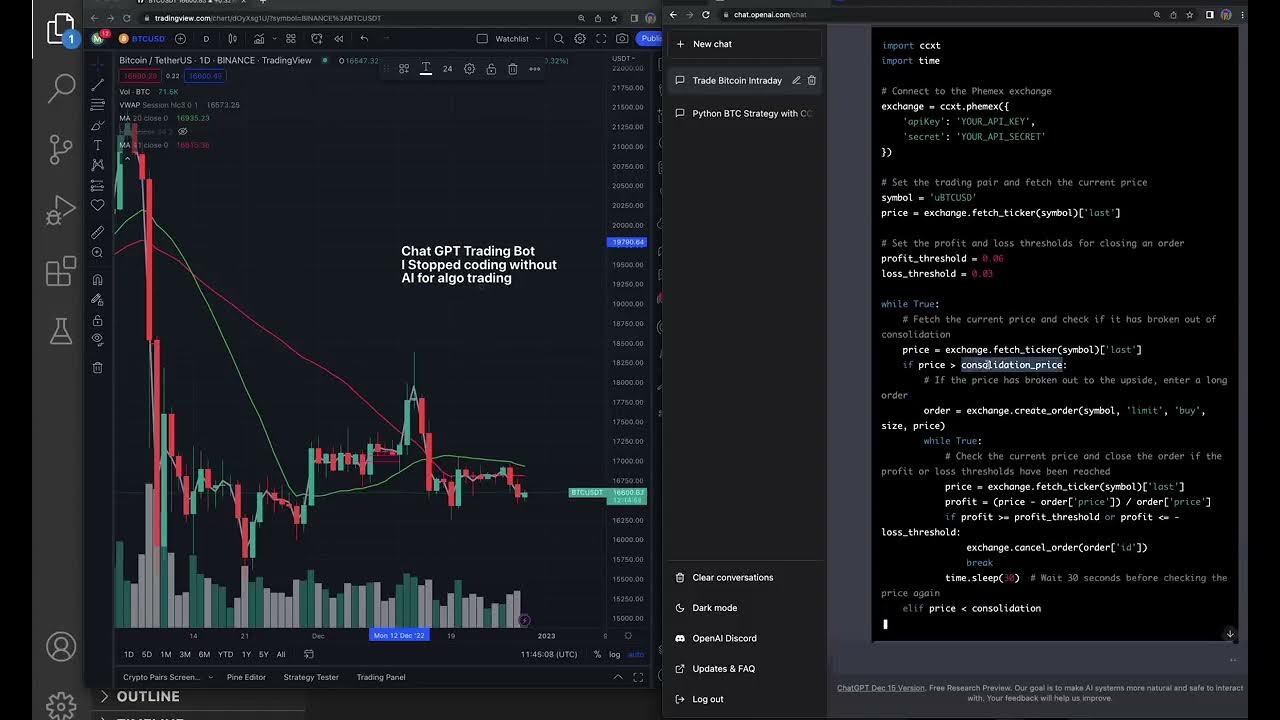 Chat GPT Trading Bot | i Stopped coding without AI for algo trading - YouTube