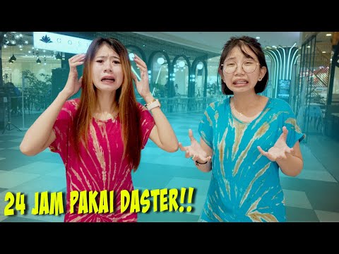 24 JAM PAKAI DASTER!! KELILING MALL MALU BANGET DILIHAT BANYAK ORANG!!