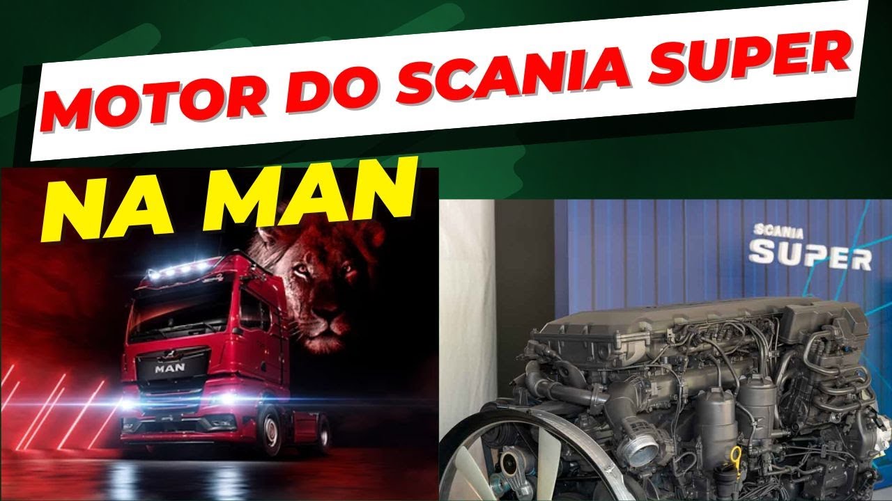Motor do SCANIA Super na MAN - YouTube