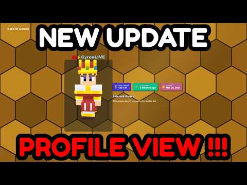 YOU CAN NOW VIEW PROFILES IN BLOXD.IO
