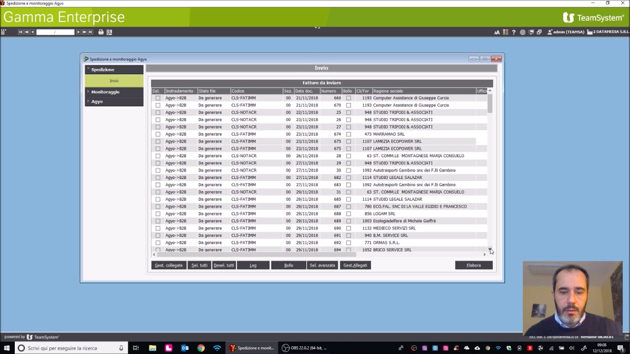 Gestione Fattura Elettronica AGYO - Teamsystem Gamma Enterprise - YouTube