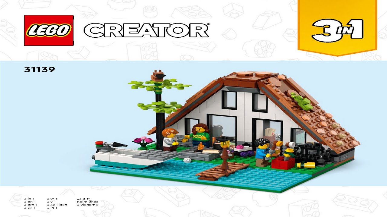 LEGO instructions - Creator - 31139 - Cozy House (Book 3) - YouTube