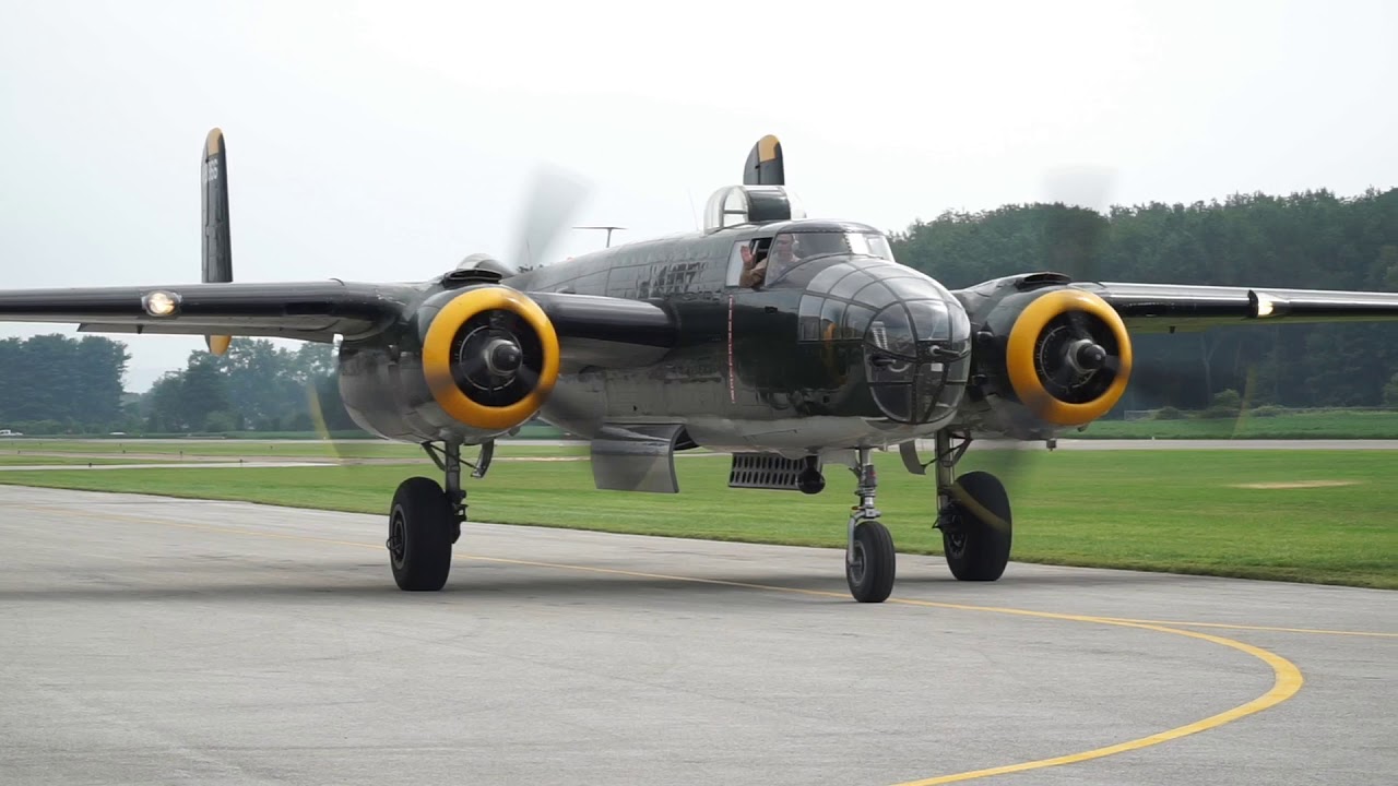B-25 Mitchell Bomber "Champaign Gal" and Douglas C-47 "Whiskey 7” - New ...