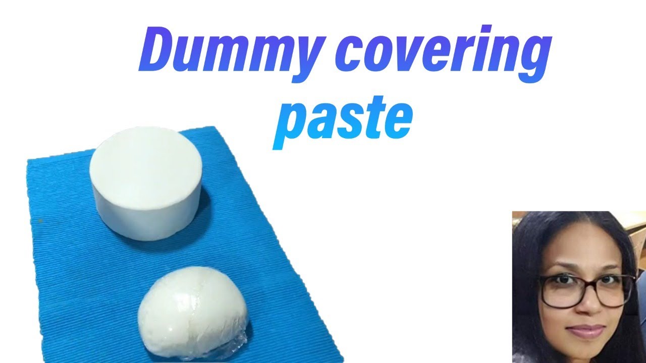 Dummy Covering paste | අයිසිං සීනි අඩුවෙන් බාවිතා කර dummy ආවරණය කරගමු ...