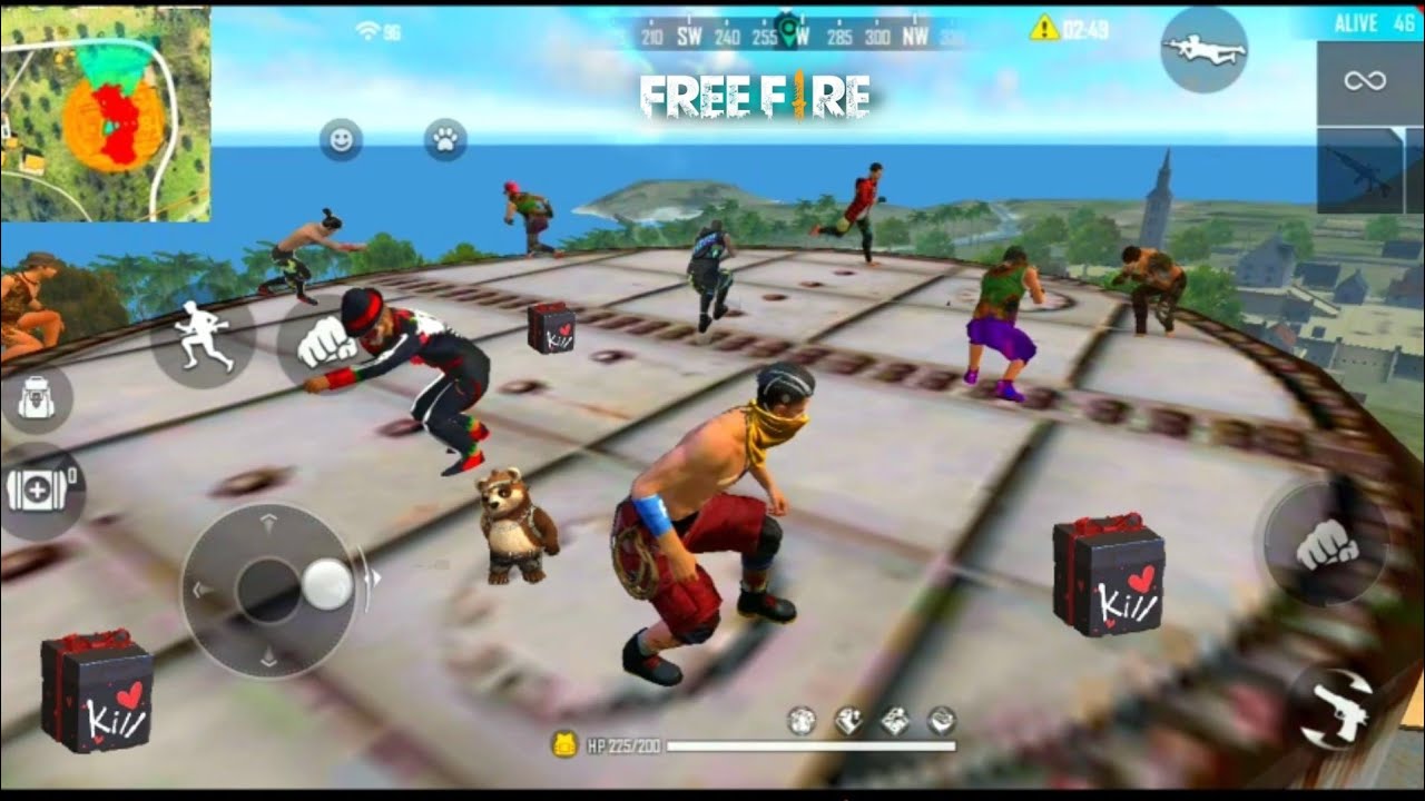 GARENA FREE FIRE FACTORY ONLY FIST FIGHT - FF FIST FIGHT ON FACTORY ...