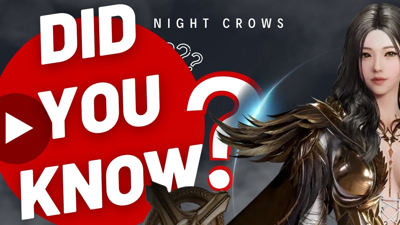 4 THINGS YOU SHOULD KNOW | NIGHT CROWS - YouTube