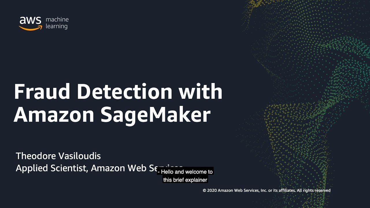 Fraud Detection with Amazon SageMaker - YouTube
