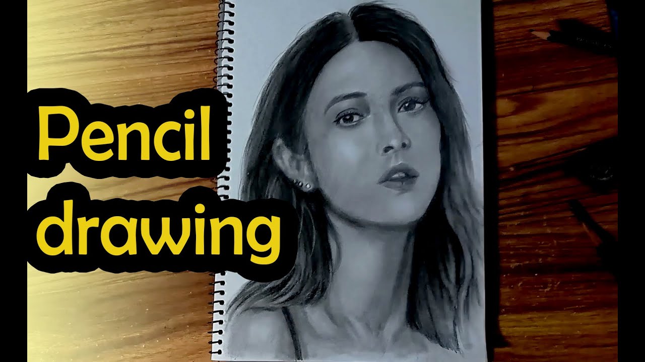 sketsa wajah/pencil sketch drawing time lapse - YouTube
